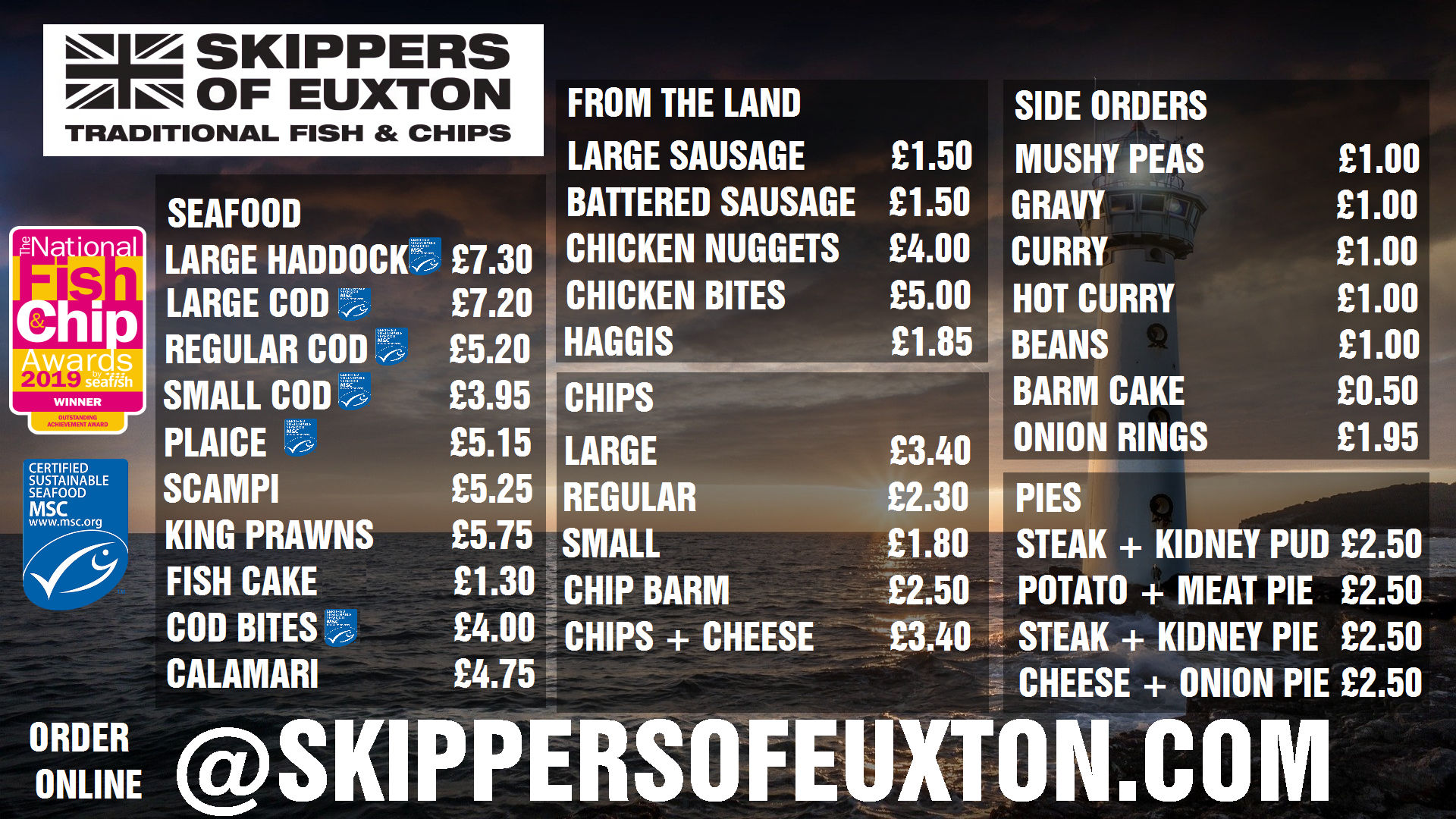 Skip Menu | Skippers of Euxton